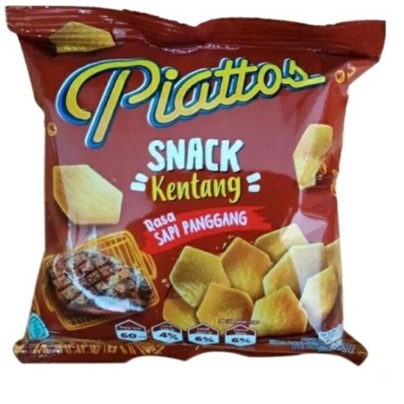 Jual Piattos Ecer 1000 Renceng ( isi 10 ) / Piattos kentang / piatos ...