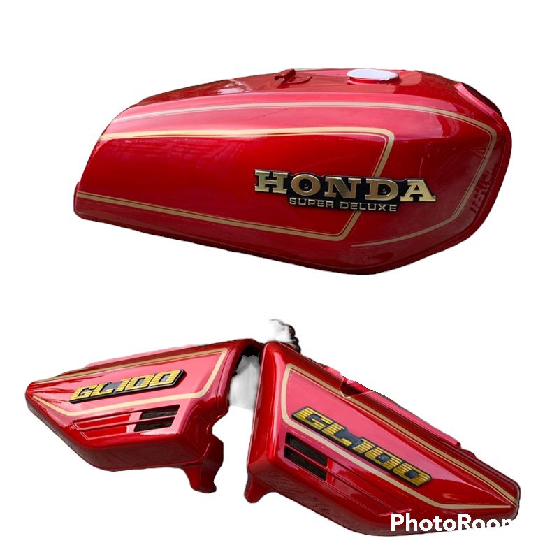 Jual Tangki gl 100 pres pabrik warna merah maron set bok aki set ...