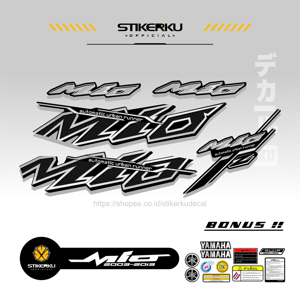 Jual STRIPING MIO URBAN / MIO SPORTY / THAILAND / LAMA / SMILE / GARNIS ...