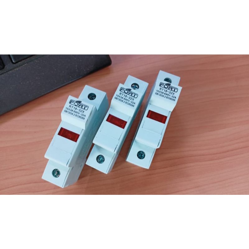 Jual FUSE RT18-32X CATRIGE Fuse Holder With Lamp Model MCB Wire FORT ...