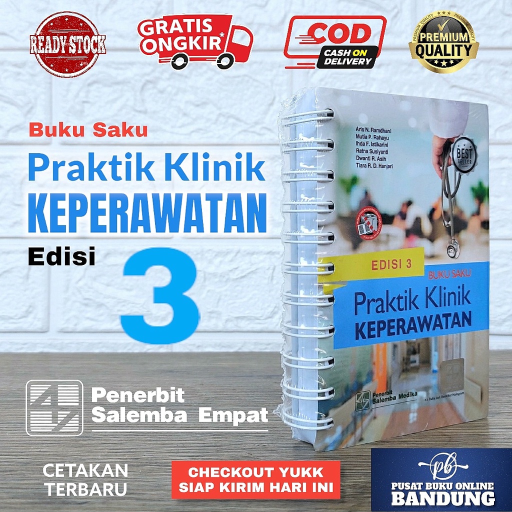 Jual Buku Saku Praktik Klinik Keperawatan Edisi 3 NIC NOC SDKI SIKI SLKI PEDOMAN STANDAR ...