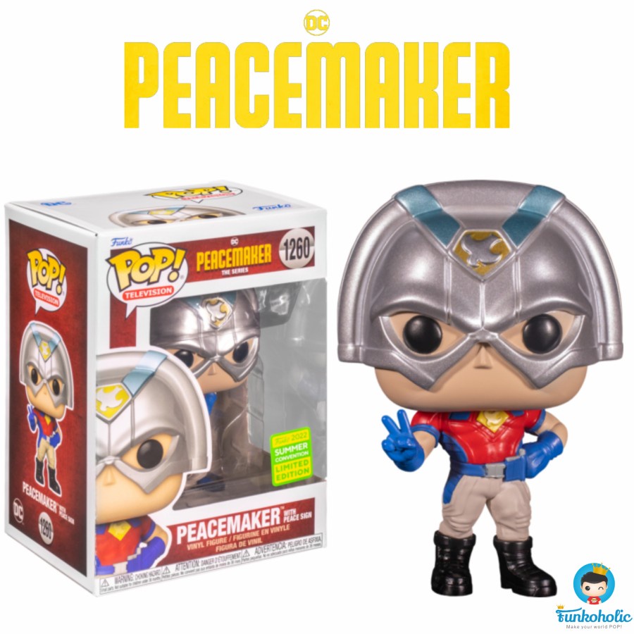 Jual Funko POP! Television Peacemaker with Peace Sign [SDCC Exclusive ...