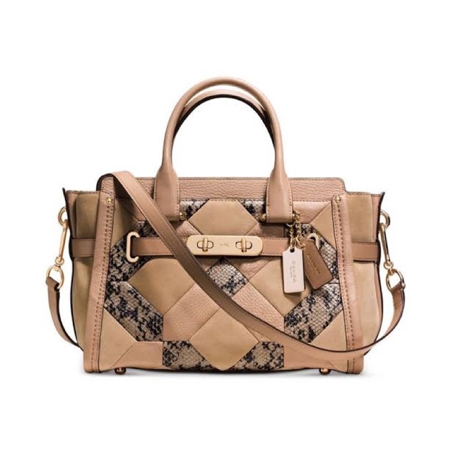 Jual coach swagger 27 exotic patchwork | Shopee Indonesia