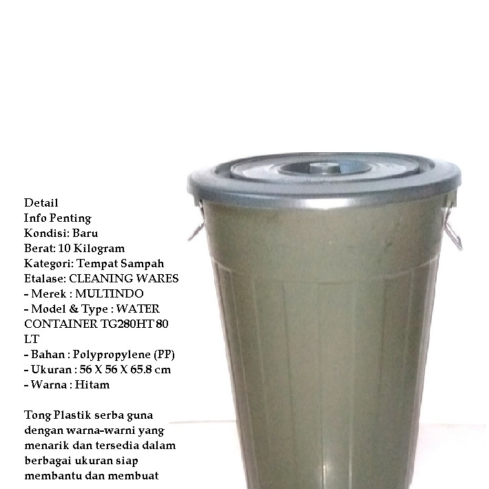 Jual Tong Sampah 80 Liter Hitam | Shopee Indonesia Jual Tong Sampah 80 Liter Hitam | Shopee Indonesia