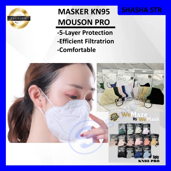 Jual Masker KN95 5Ply Premium Mouson Pro isi 10Pcs | Shopee Indonesia