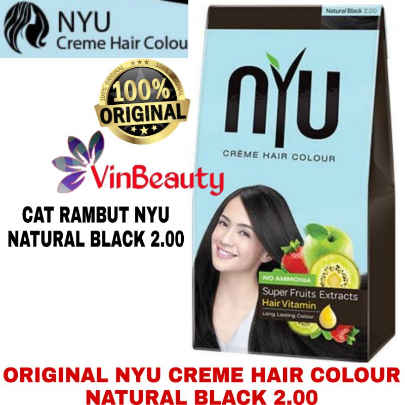 Jual ORIGINAL NYU SEMIR RAMBUT WARNA / PEWARNA RAMBUT NYU CREME HAIR ...