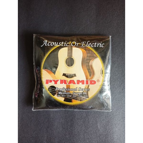 Jual senar gitar/guitar pyramid/piramid set akustik/elektrik | Shopee ...
