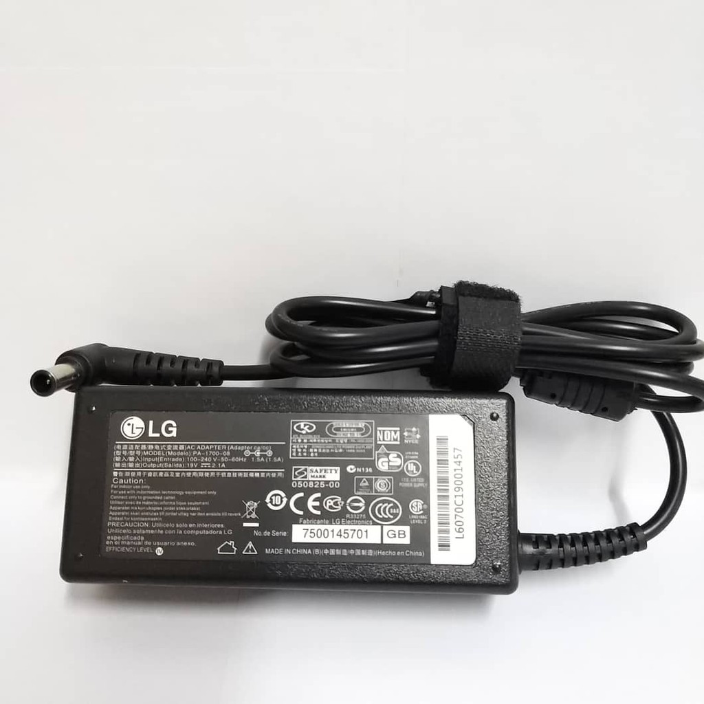 Jual Adaptor TV LG Dan Monitor LG 19V 2.1A/1.75A + KABEL POWER | Shopee ...