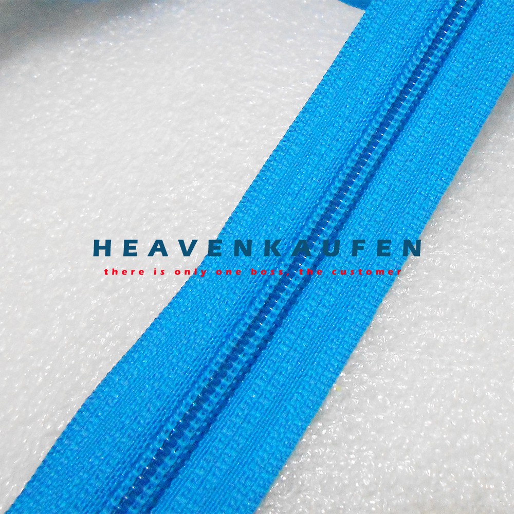Jual Resleting YKK coil meteran no 5 tosca toska zipper daun gigi plastik rit ritsleting ...