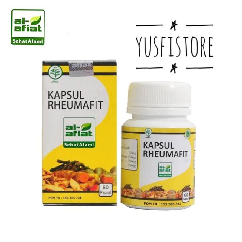 Jual Rheumafit Kapsul Al Afiat Obat Rematik Rheumatik Pegal Linu Nyeri ...