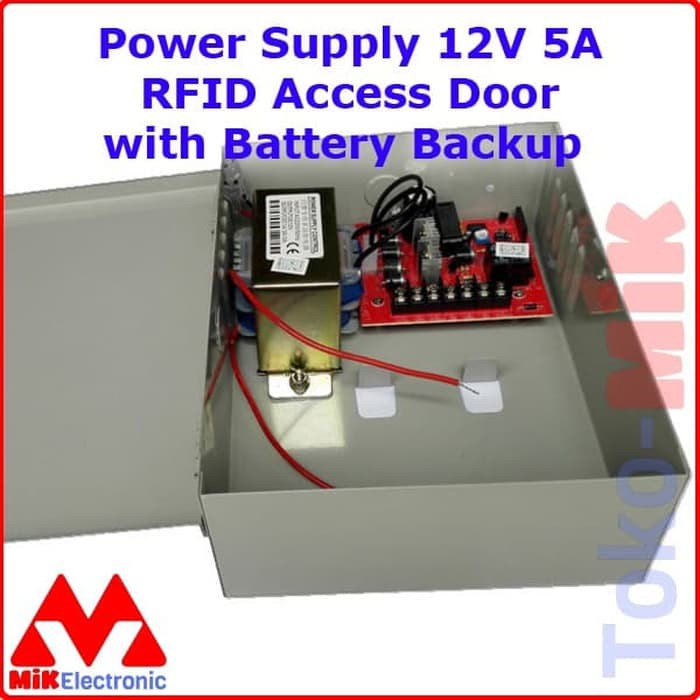 Jual POWER SUPPLY 12V 5A UNTUK RFID ACCESS DOOR LOCK CONTROL | Shopee ...