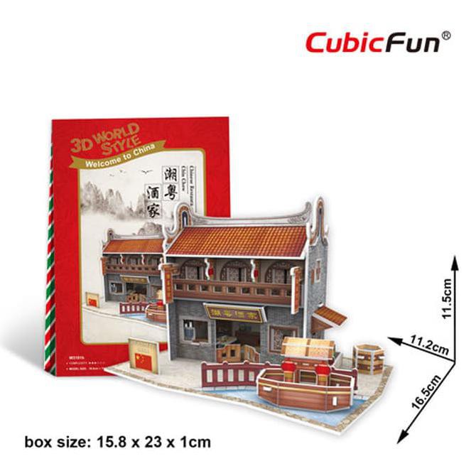 Jual Cubicfun 3D Puzzle World Style Chinese Restaurant Series - Chiu ...