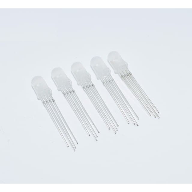 Jual LED RGB Red Green Blue 3 warna tricolor 4 pin 4p common cathode ...