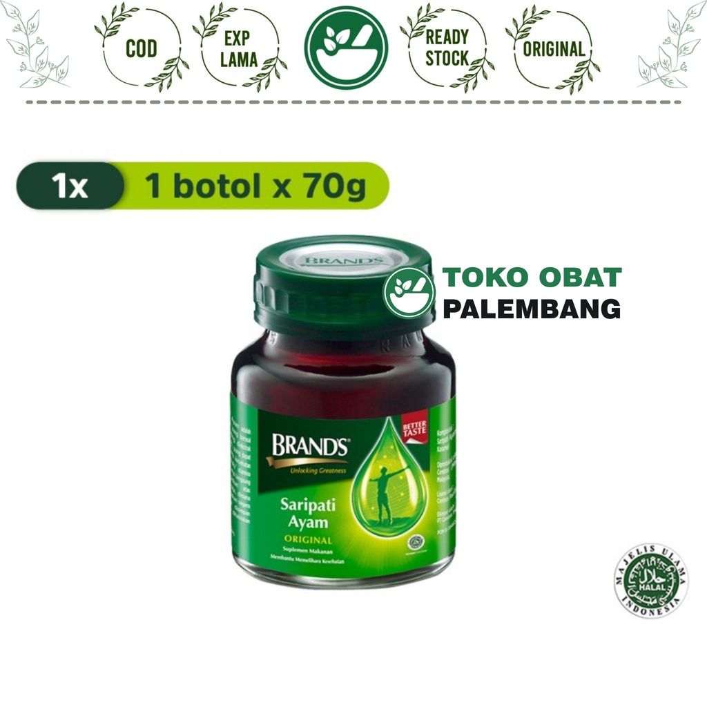 Jual 1BOTOL BRAND SARI PATI AYAM ORIGINAL 70GRAM ESSENCE OF CHICKEN ...