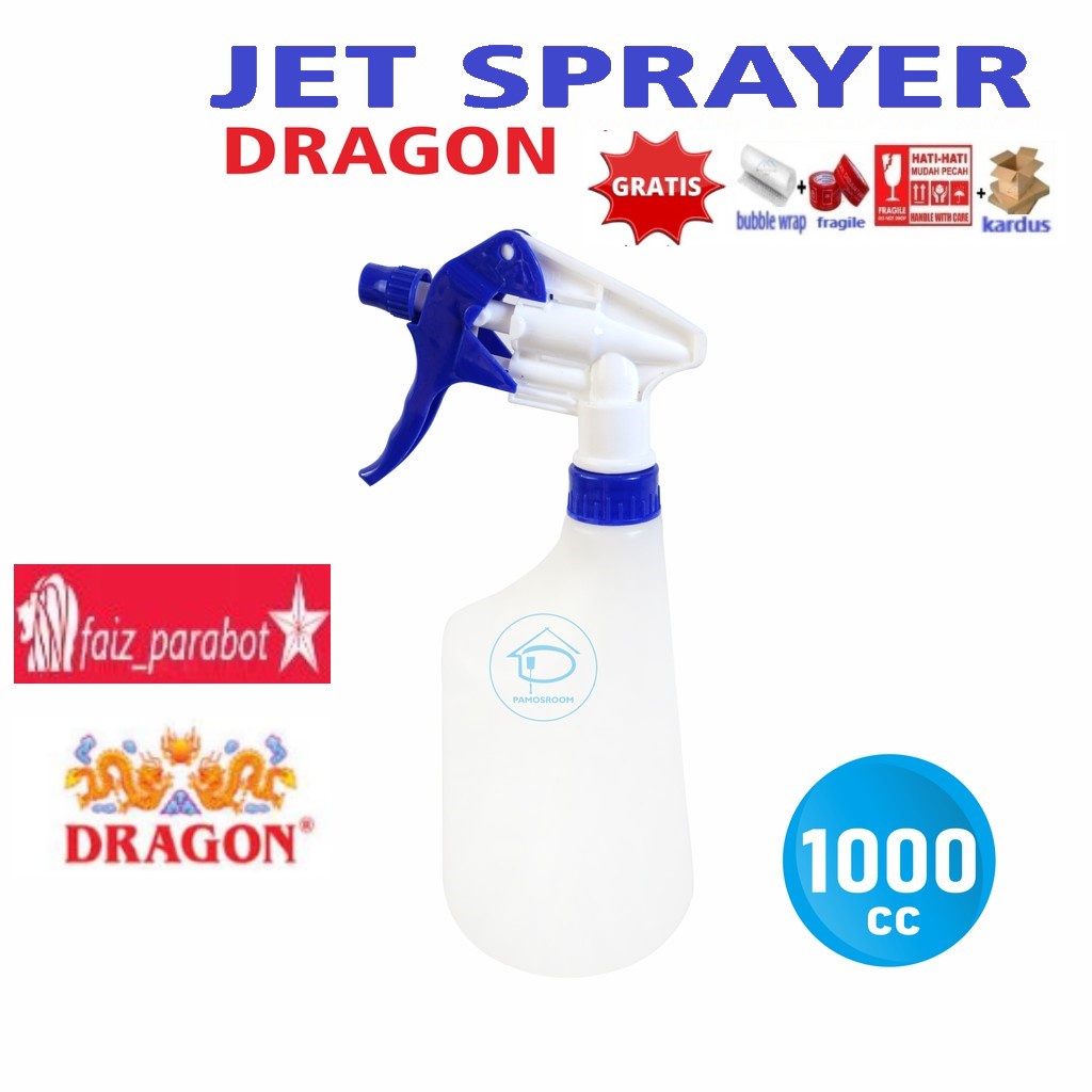 Jual Botol Spray/Semprotan laundry/Botol dragon 1000 ml & 500 ml ...