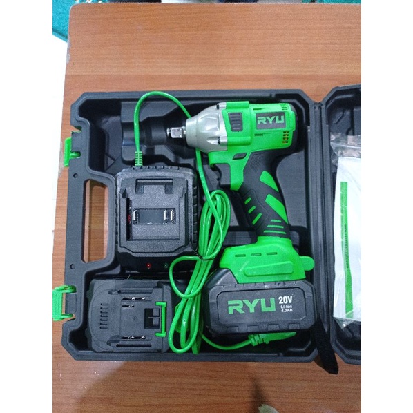 Jual Impact wrench cordless RYU RCW20/bor impact ryu 20V | Shopee Indonesia