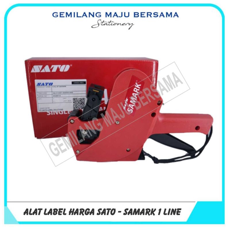 Jual Alat / Mesin Label Harga / Labeller Sato Samark 1 LINE | Shopee ...