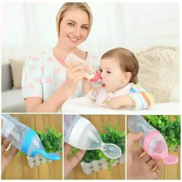 Jual SENDOK BOTOL SILICON SENDOK MAKAN BAYI SENDOK BOTOL SENDOK SILICON ...