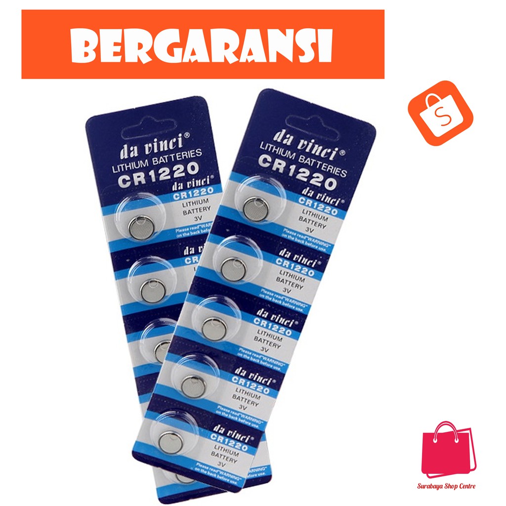Jual Baterai Kancing Lithium CR1220 3V (1 PCS) | Shopee Indonesia