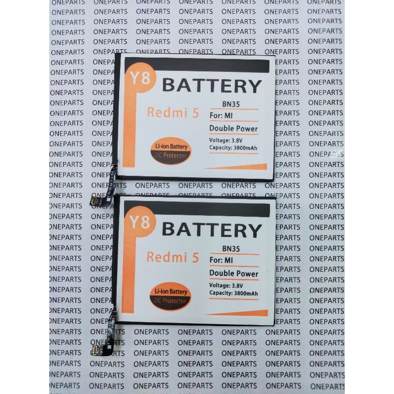 Jual BAT BATTERY BATERAI XIAOMI REDMI 5 BN35 Y8 DOUBLE POWER | Shopee ...