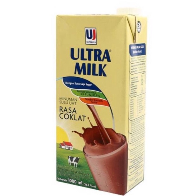 Jual ULTRA MILK COKLAT FRESH 1 LITER | Shopee Indonesia