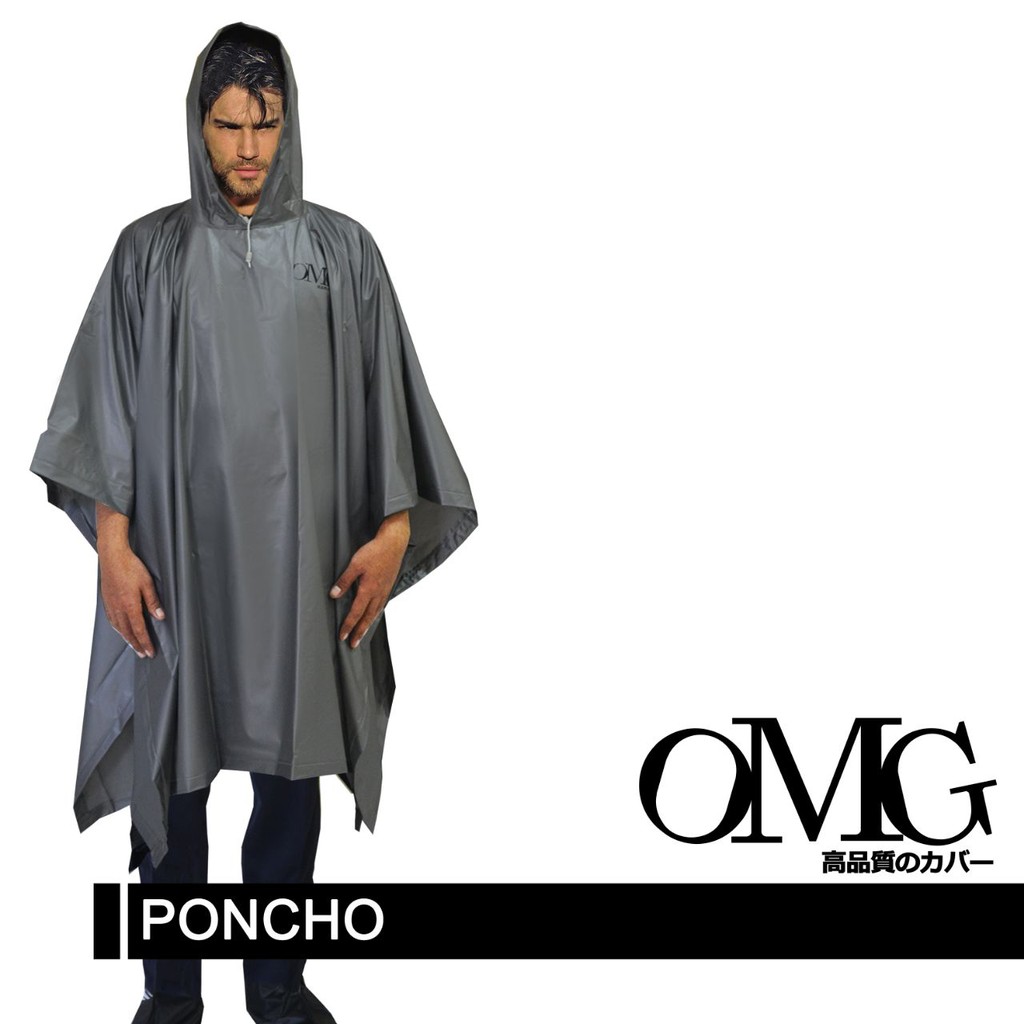 Jual Jas Hujan Poncho kelelawar Raincoat OMG 100% PVC Waterproof ...
