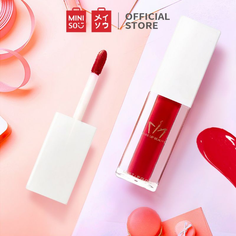 Jual MINISO Make Up Beauty Moist Lip Gloss | Shopee Indonesia