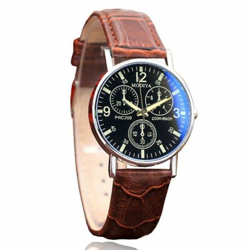 Jual Modiya Jam Tangan Pria wanita Korea Fashion Casual Business Quartz ...