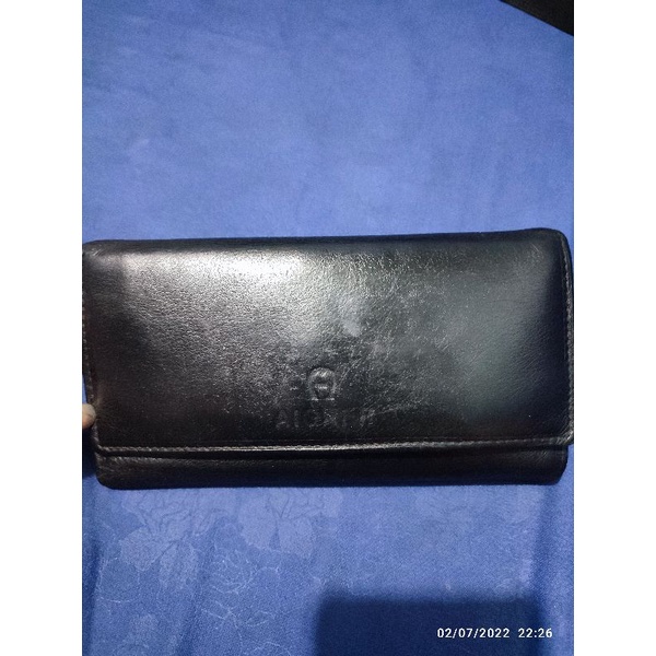Jual dompet panjang kulit asli wanita aigner | Shopee Indonesia