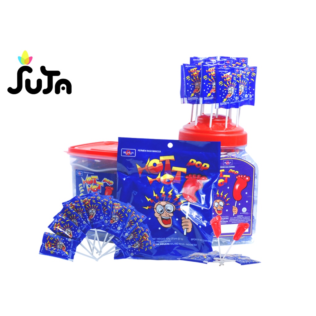 Jual [PROMO] Permen Kaki Hot Hot Pop Bronson Sachets isi 25 pcs ...