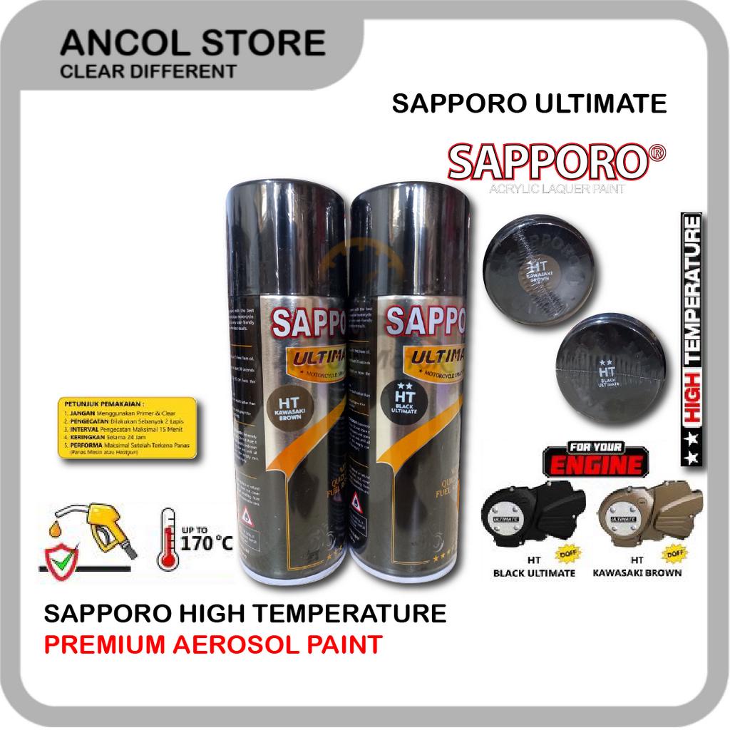 Jual SAPPORO ULTIMATE Hi-Temp Seri Anti Tahan Panas Api Cat Semprot Aerosol | Shopee Indonesia