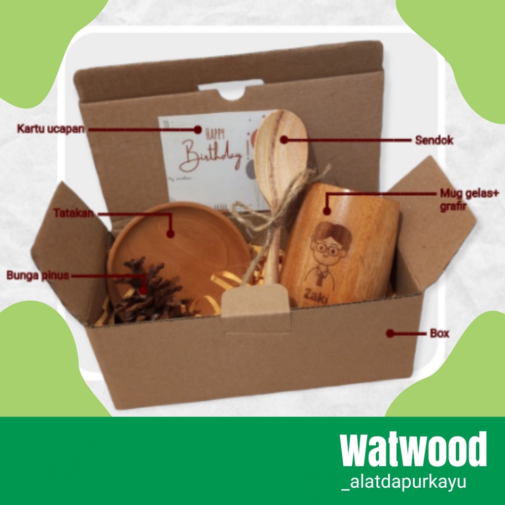 Jual HARGA PROMO!! Gelas Mug Kayu Unik / Gelas Custom Kayu Jati Kayu ...