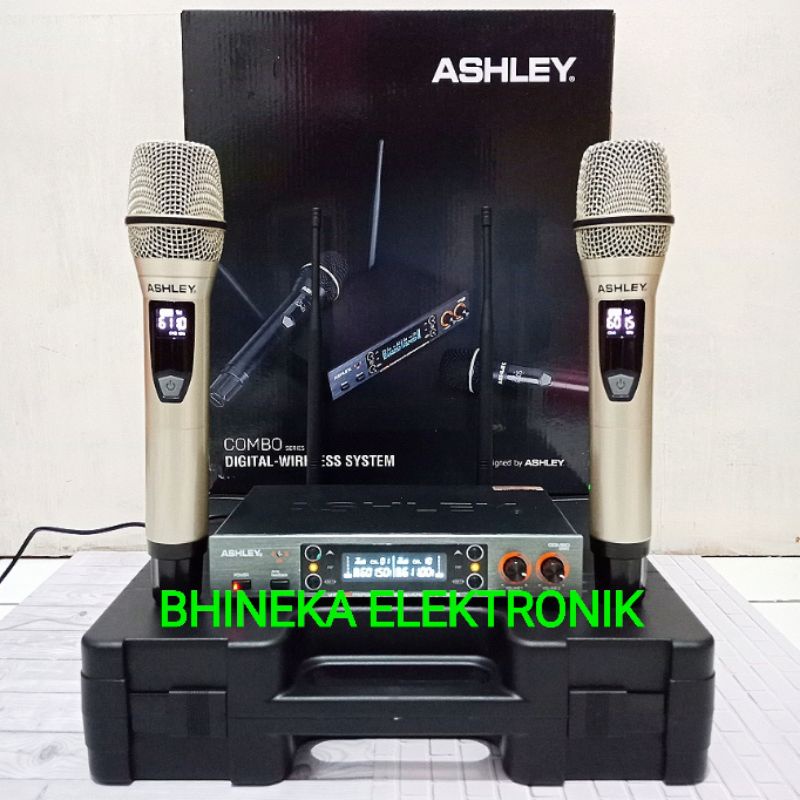 Jual MIC WIRELESS ASHLEY COMBO , MIC WIRELESS ASHLEY MC PRO WITH ANTI ...