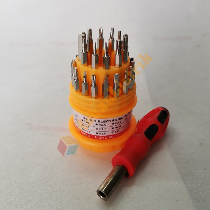 Jual Obeng Set Toolkit 31 in 1 Mini Service HP LAPTOP TV Serbaguna ...