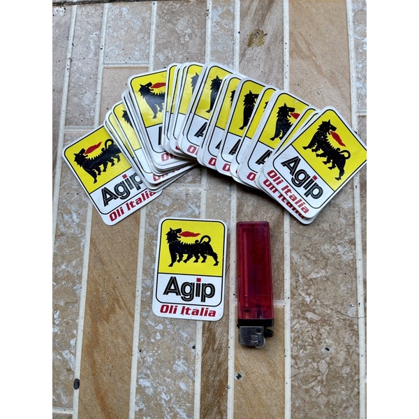 Jual stiker sticker agip | Shopee Indonesia
