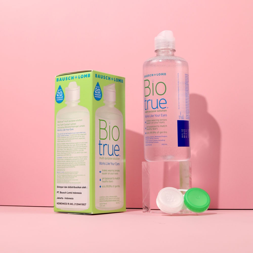 Jual EYELOVIN biotrue 300ml (cuci & rendam contact lens) | Shopee Indonesia