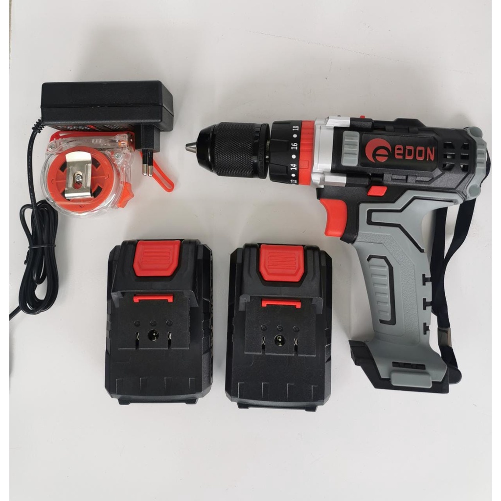 Jual EDON ED2-1810D 18V MESIN BOR TANPA KABEL CORDLESS DRILL | Shopee ...