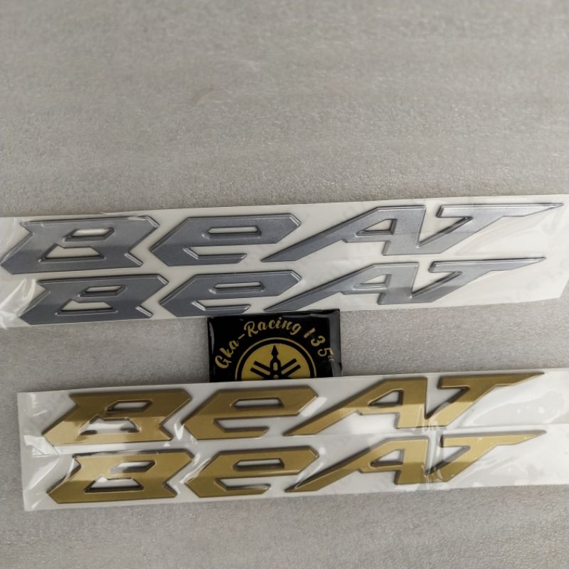 Jual 2PCS EMBLEM HONDA BEAT 3D TIMBUL MODEL DAN KUALITAS ORIGINAL ...