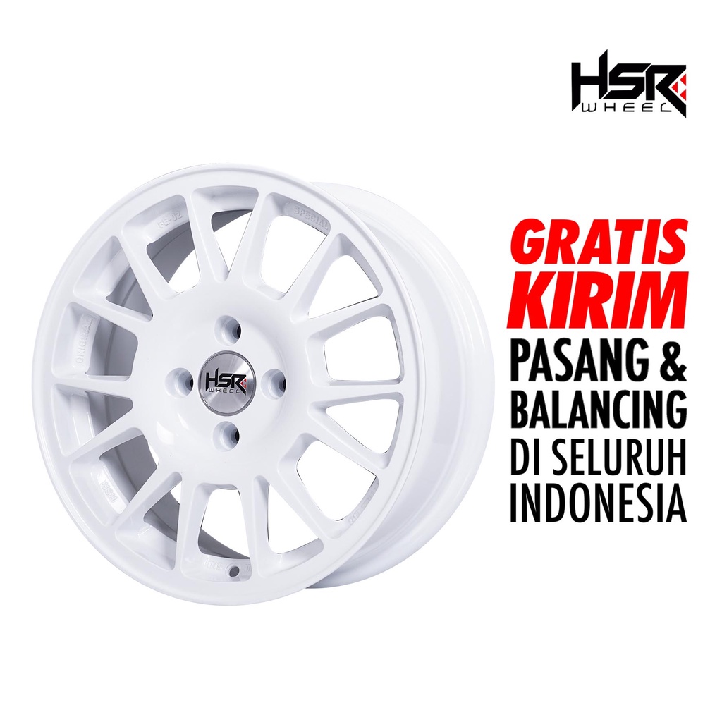 Jual Velg Mobil Ring 16 FE02 HSR R16X7 H4X100 ET42 WHITE | Shopee Indonesia