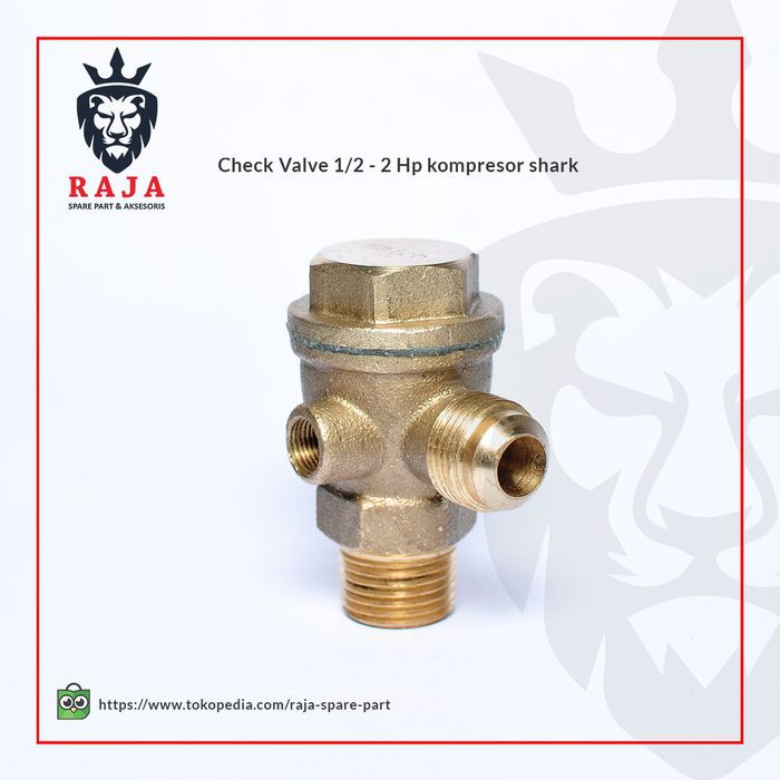 Jual Check valve 1/2 - 2 hp kompresor shark | Shopee Indonesia