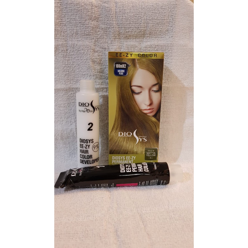 Jual Diosys Permanent HC 100ml / 45ml - Diosys EE ZY Cat Rambut Color ...