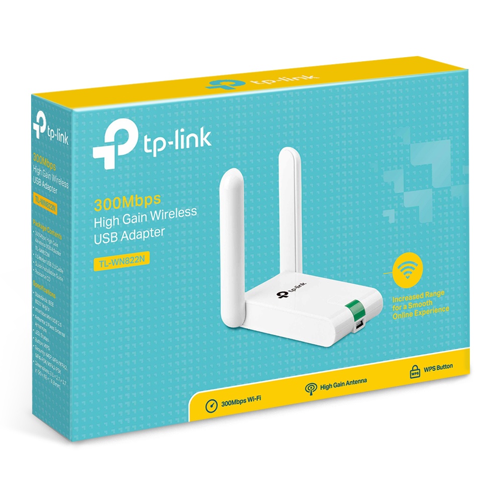 Jual TP-Link TL-WN822N | 300Mbps Wireless USB Adapter | WIFI High Gain ...