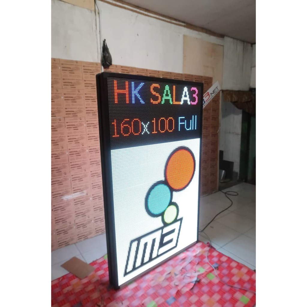Jual Running Text Videotron Dua Sisi 170x100Cm Outdoor Wifi Plus LAN ...