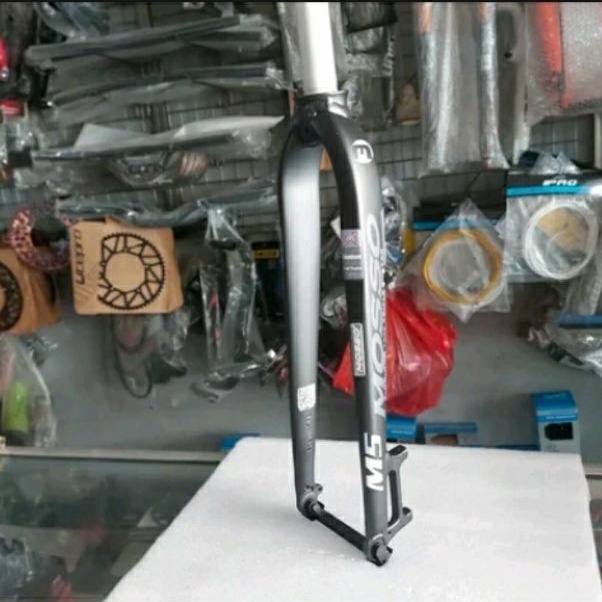 Jual FORK RIGID MOSSO M5 BLACK GREY | Shopee Indonesia