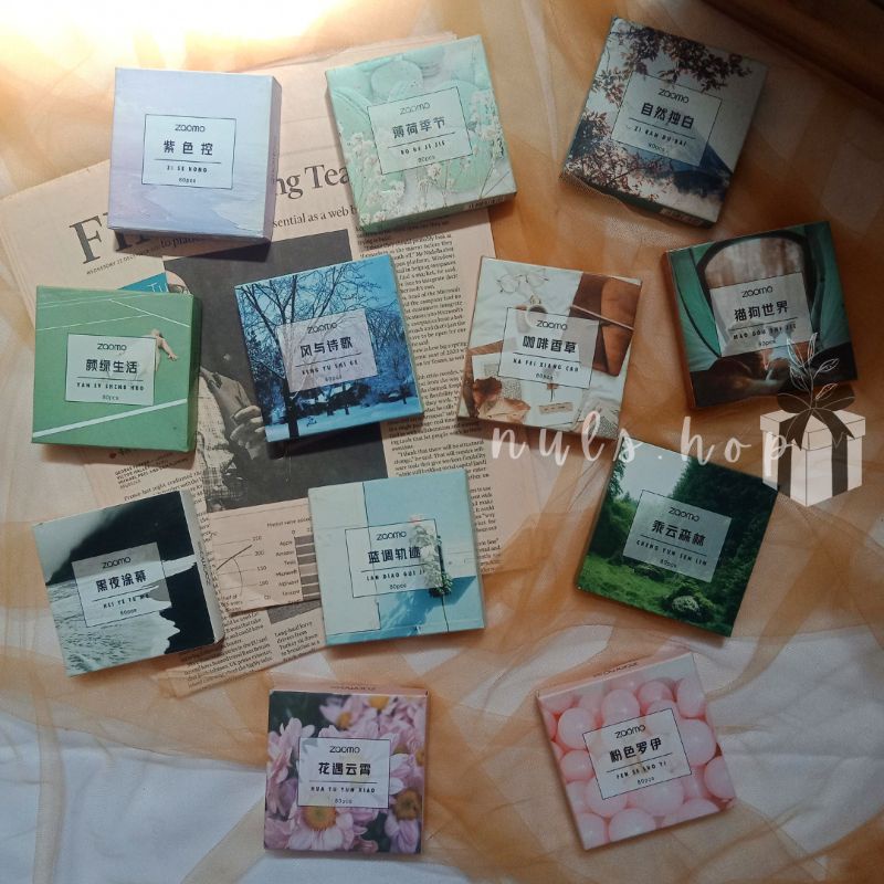 Jual (Min Order Rp10rb)Aesthetic Stiker Desain Scenery Stickers ...