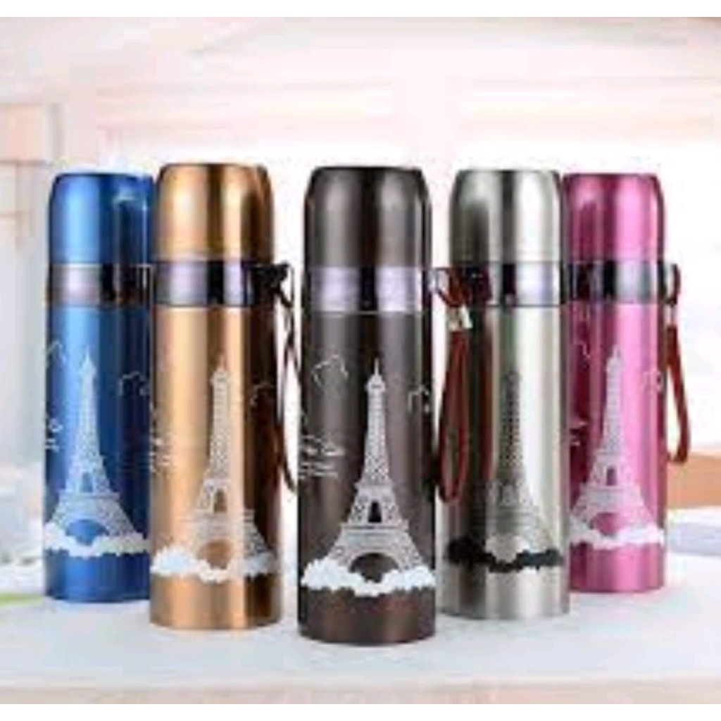 Jual Termos 500ml Model Design Terbaru Motif Menara Eiffel Paris ...