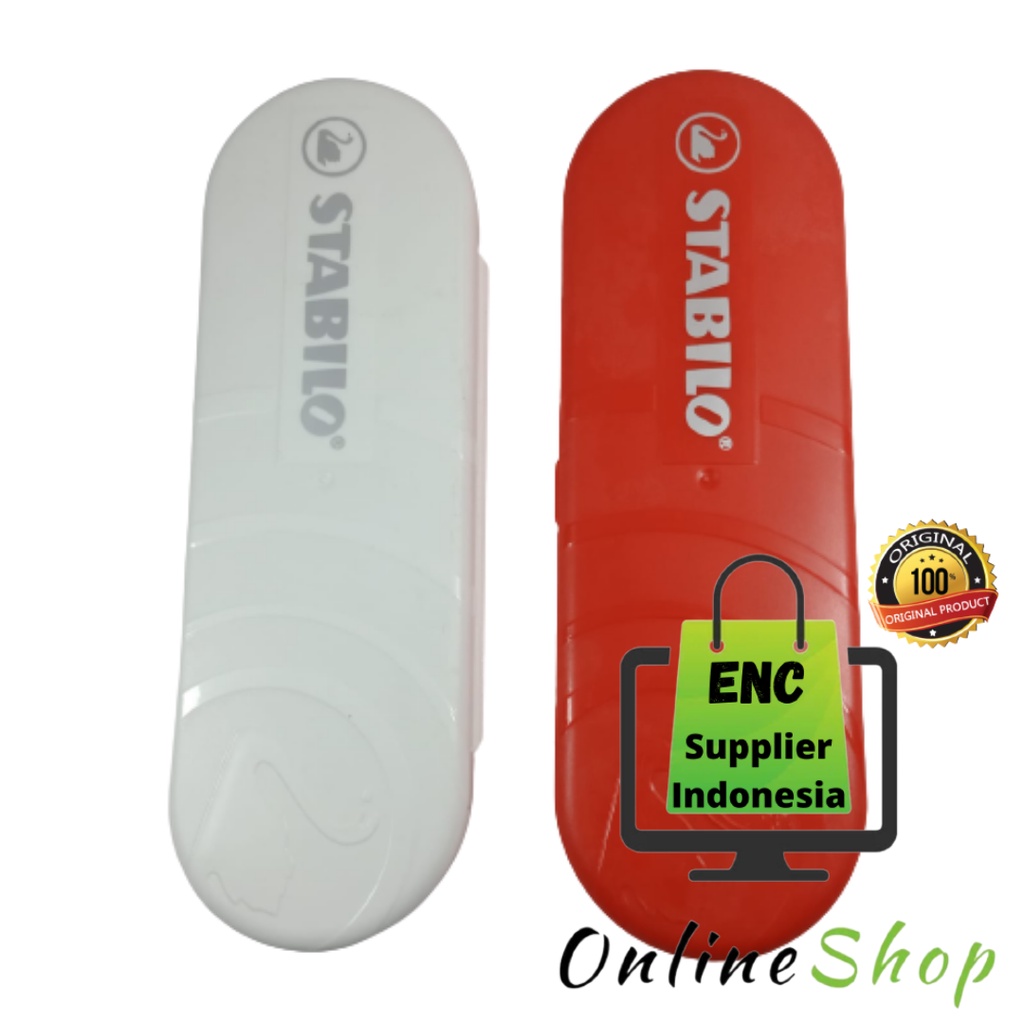 Jual STABILO 1 buah kotak tempat pensil stabilo case box plastik alat ...