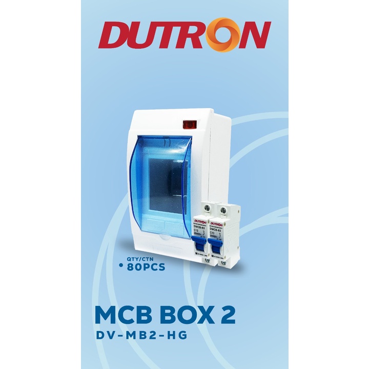 Jual Dutron BOX MCB 2 Group 2 Modul DV MB2 HG | Shopee Indonesia