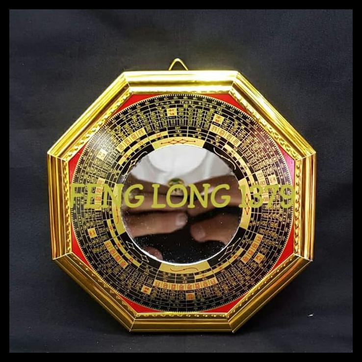 Jual Kaca Cermin Ba Gua | Bagua | Pak Kua Cekung Hitam Hong Shui 7 ...