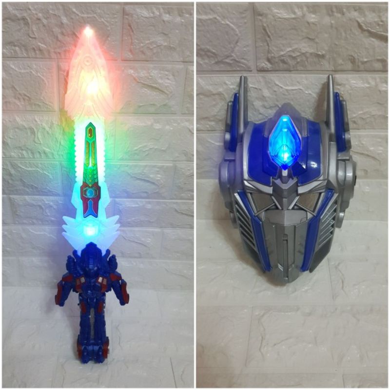 Jual Mainan Set Topeng Pedang Robot Transformer Bumbblebee - Mainan ...